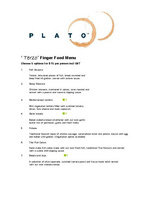 Menus | PLATO | View the PLATO Restaurant Menus