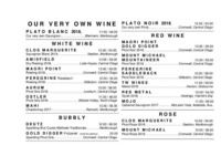 Menus | PLATO | View the PLATO Restaurant Menus